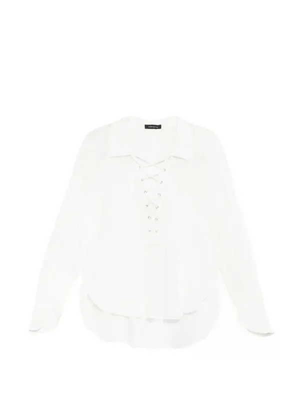 Barbara Bui Lace-up Blouse