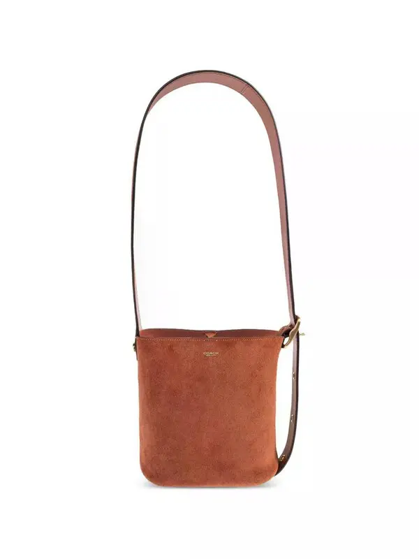 COACH Bleecker Leather Bucket Bag - Brown