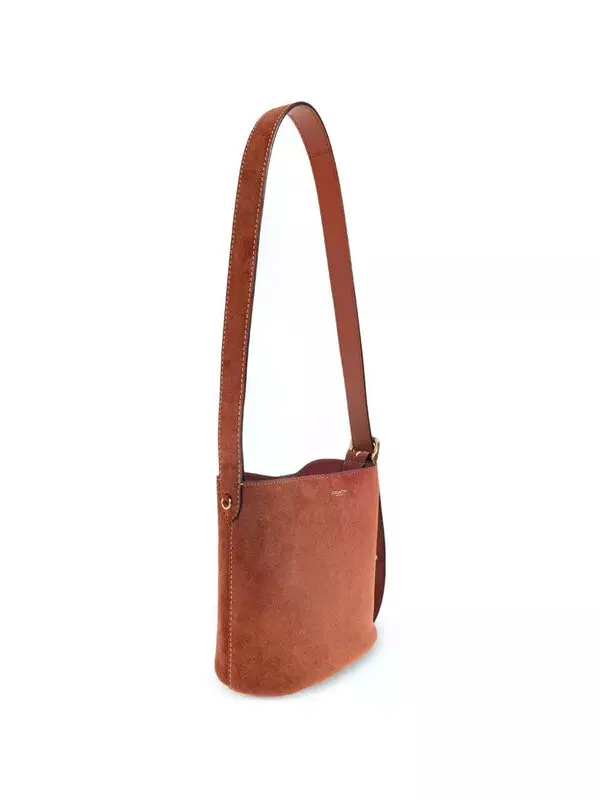 COACH Bleecker Leather Bucket Bag - Brown