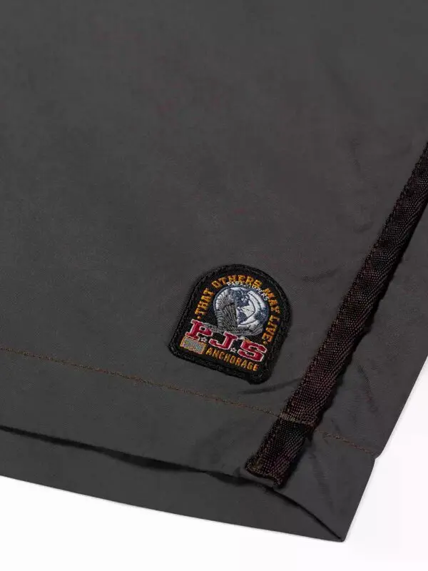PARAJUMPERS Logo Patch Swim Shorts