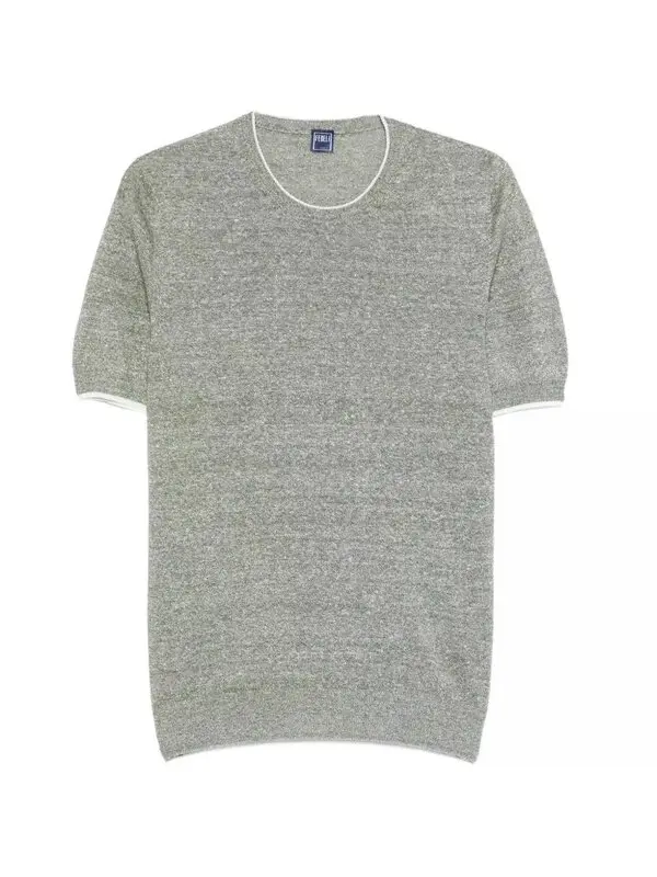 Fedeli Round-neck T-shirt - Grey