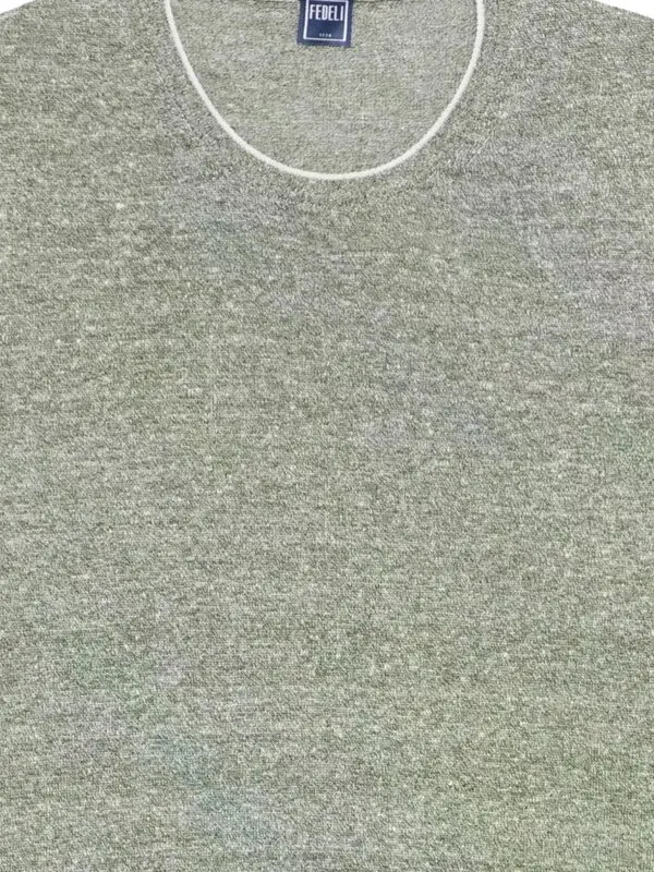 Fedeli Round-neck T-shirt - Grey
