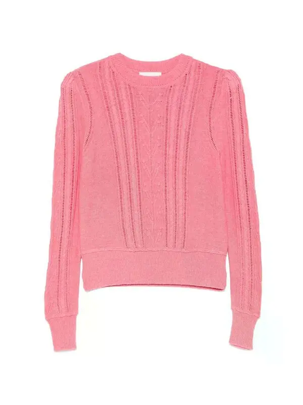 MARANT ETOILE Ruffled Sweater - Pink