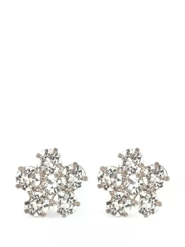 JENNIFER BEHR Daisy Crystal Earrings - Silver