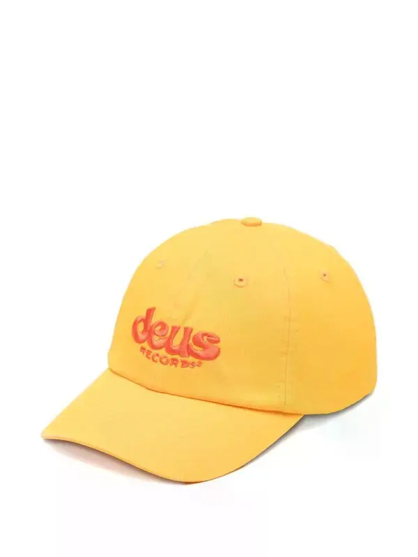 Deus Ex Machina Smile Dad Embroidered Cap - Yellow