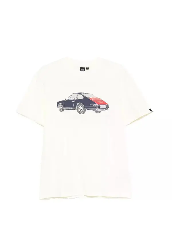 Deus Ex Machina Emporium Niner Car-graphic T-shirt - Neutrals