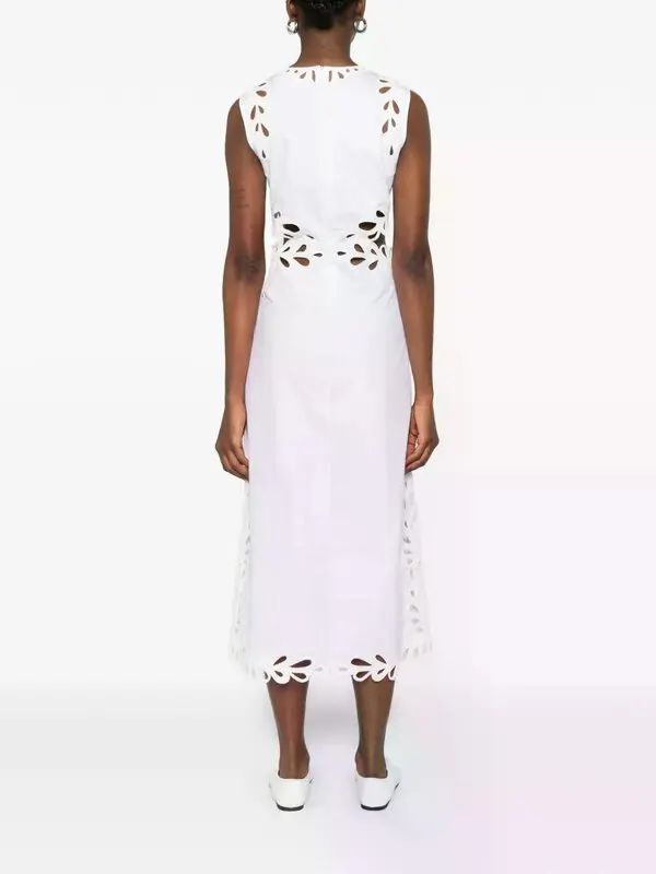 Antik Batik Deva Cut-out Midi Dress
