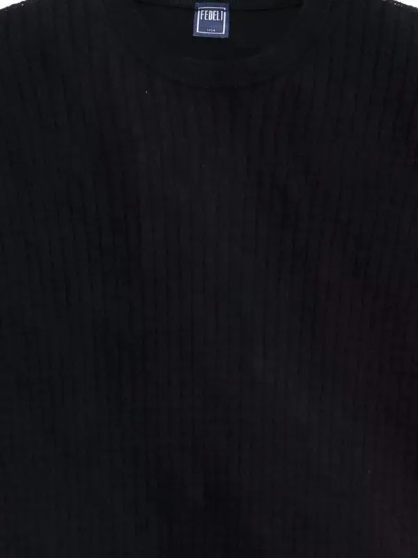 Fedeli Round-neck T-shirt - Blue