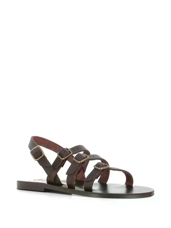 K.JACQUES Aldwin Strappy Sandals - Brown