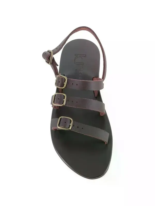 K.JACQUES Aldwin Strappy Sandals - Brown