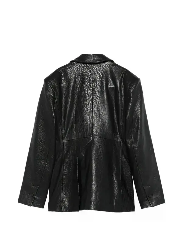 WON HUNDRED Florina Leather Blazer