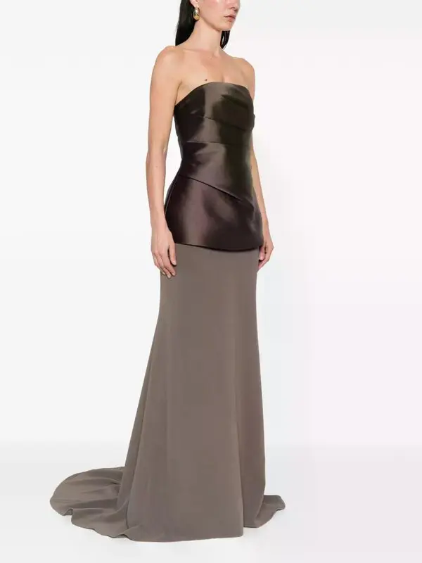 Solace London Allia Strapless Maxi Dress