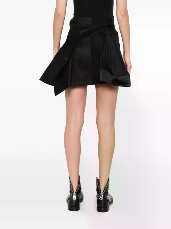 Sacai Panelled Pleated Skirt