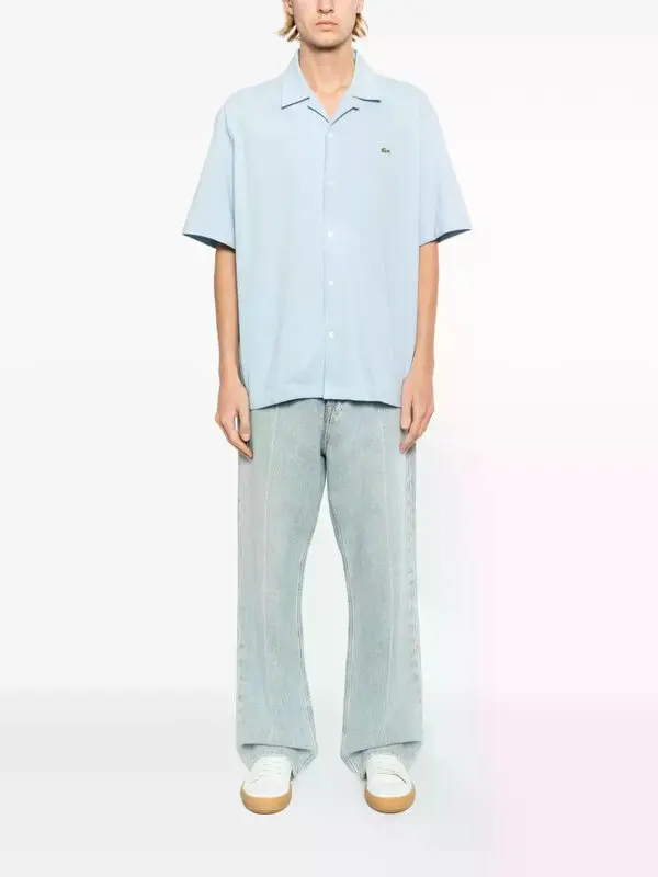 Lacoste Logo-embroidered Shirt - Blue