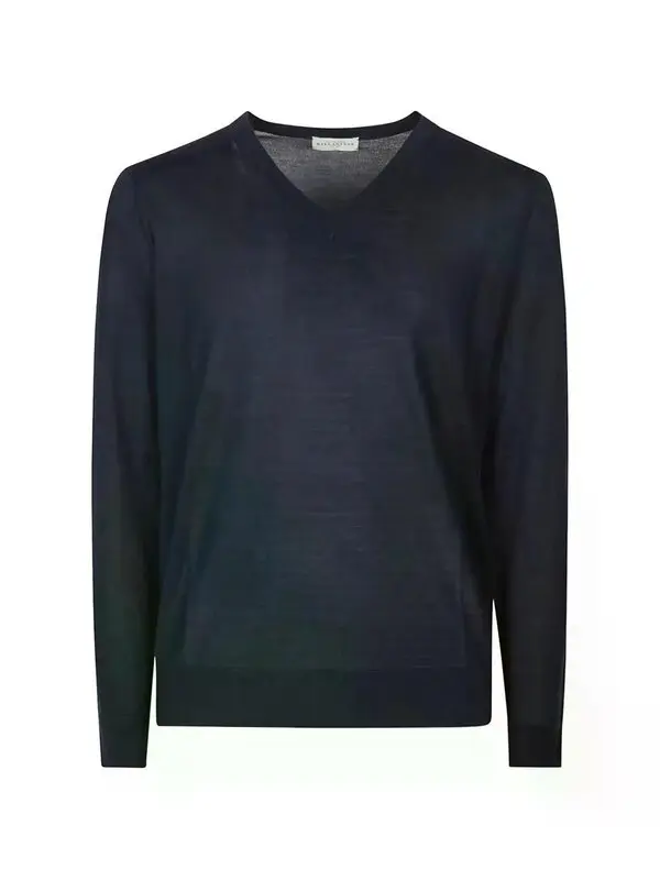 BALLANTYNE V-neck Sweater - Blue