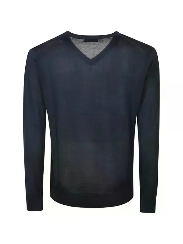 BALLANTYNE V-neck Sweater - Blue