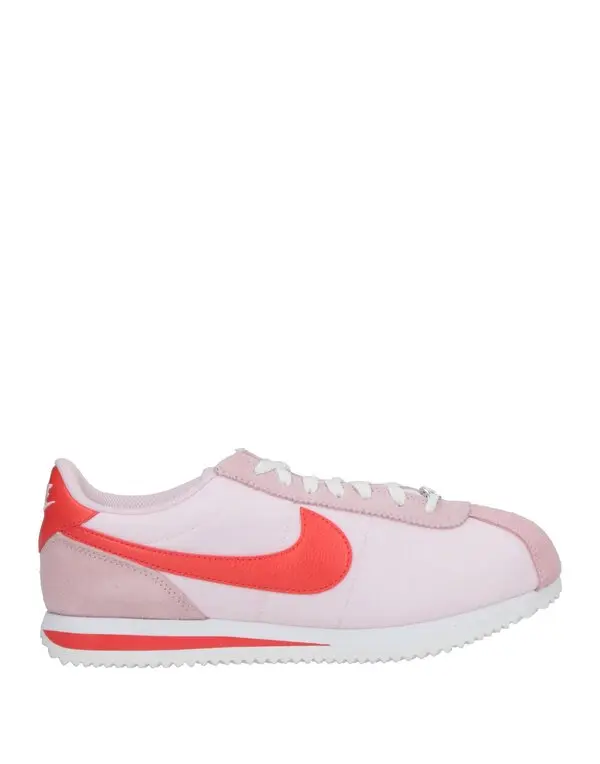 Nike Cortez Low-top Sneakers In Textile And Leather - Pink