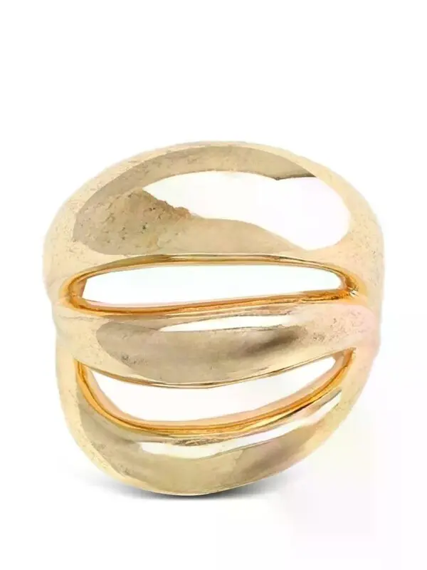 PANCONESI Triptych Blow Up Cut-out Ring - Gold