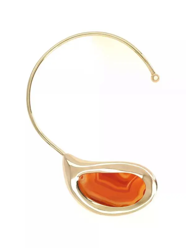 PANCONESI Dusk Agate-pendant Open Necklace - Gold