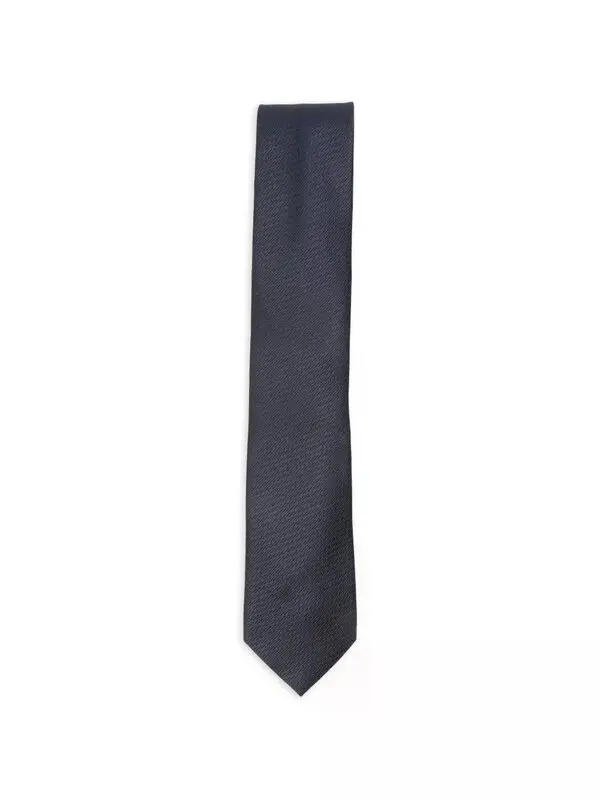 Zegna Textured Silk Tie