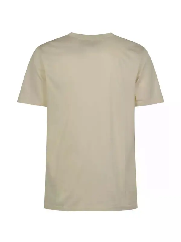 C.P. COMPANY Logo-patch Cotton T-shirt - Neutrals