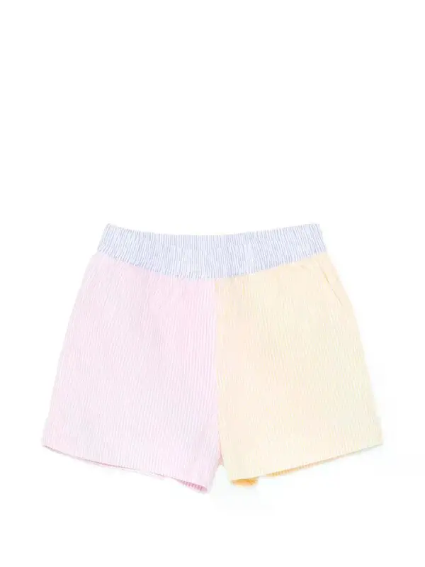 MC2 SAINT BARTH Meave Striped Shorts - Pink