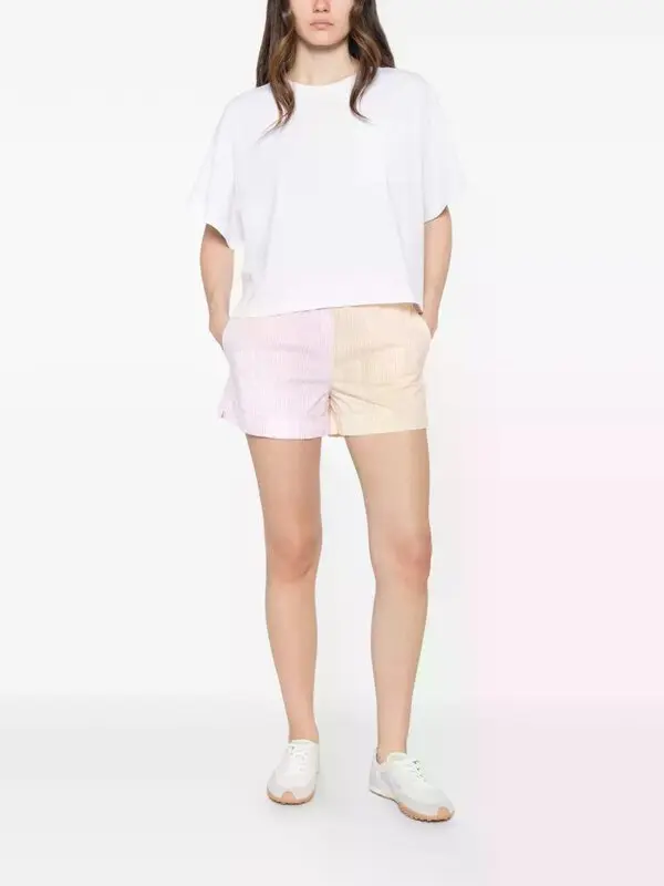 MC2 SAINT BARTH Meave Striped Shorts - Pink