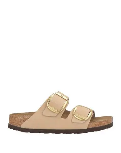 BIRKENSTOCK Arizona Sandals Size Leather - Beige