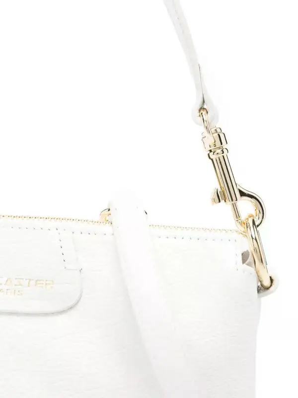 LANCASTER Leather Shoulder Bag - White