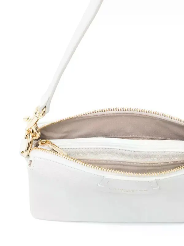 LANCASTER Leather Shoulder Bag - White