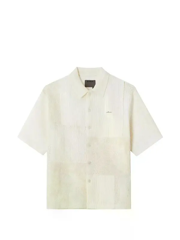 MUSIUM DIV. Lace-panelled Shirt