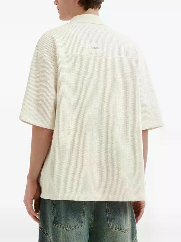 MUSIUM DIV. Lace-panelled Shirt