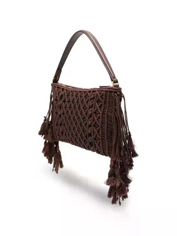 TWINSET Crochet Bag With Fringes
