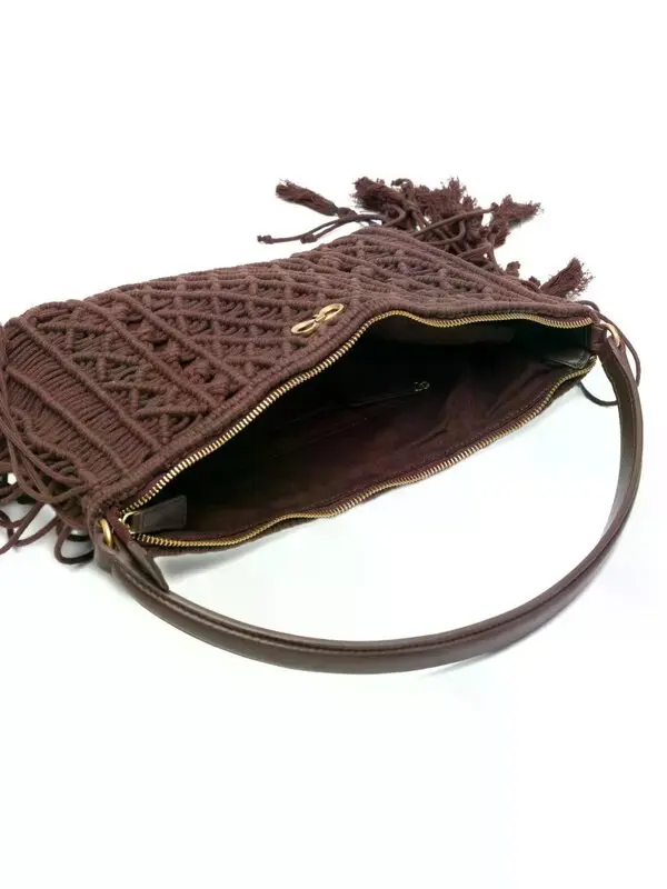 TWINSET Crochet Bag With Fringes
