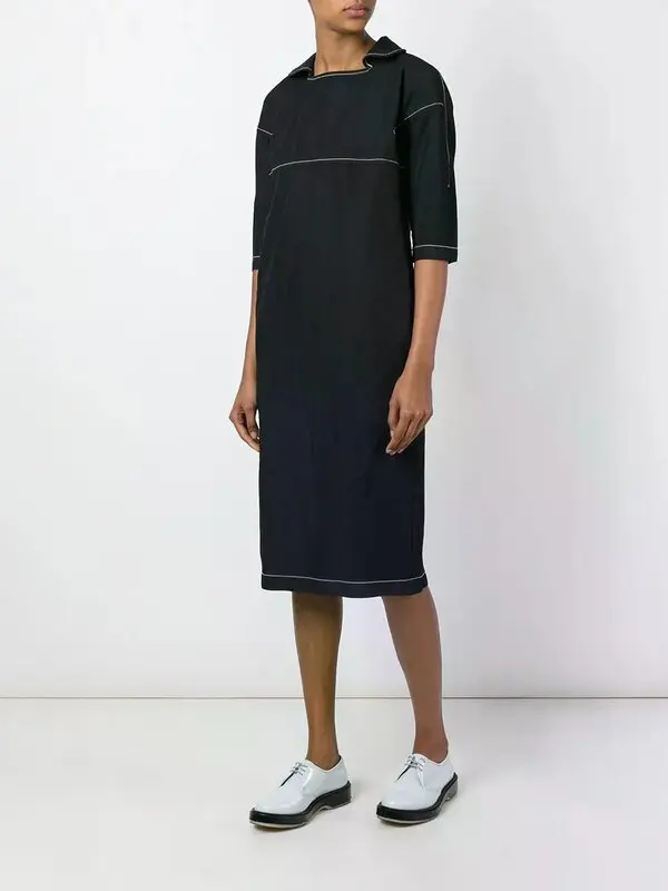 Comme Des Garçons Boxy Fit Collared Dress