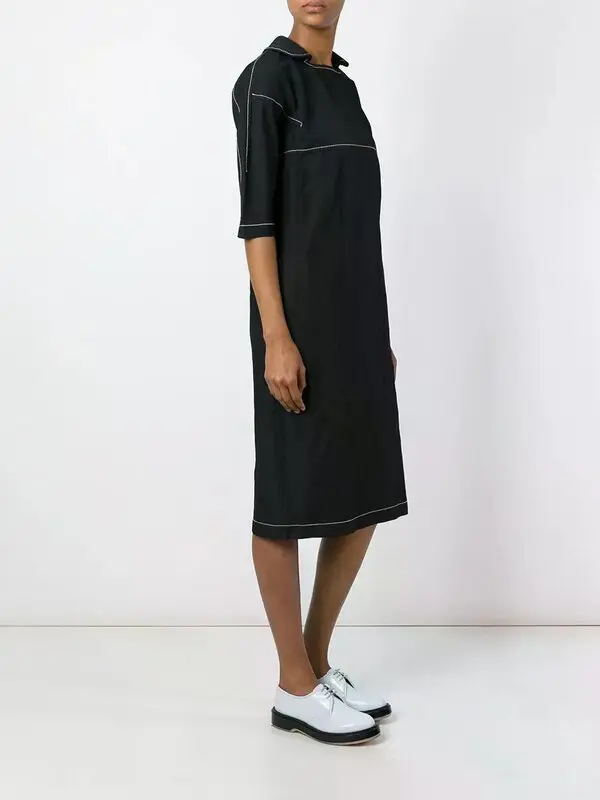 Comme Des Garçons Boxy Fit Collared Dress