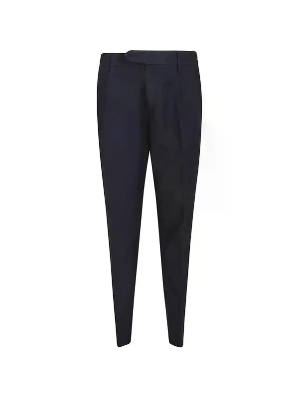 Eleventy Buttoned Trousers - Blue