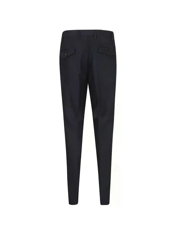 Eleventy Buttoned Trousers - Blue