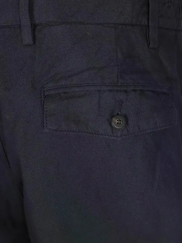 Eleventy Buttoned Trousers - Blue
