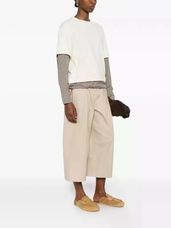 Loewe Pleated Straight Leg Trousers
