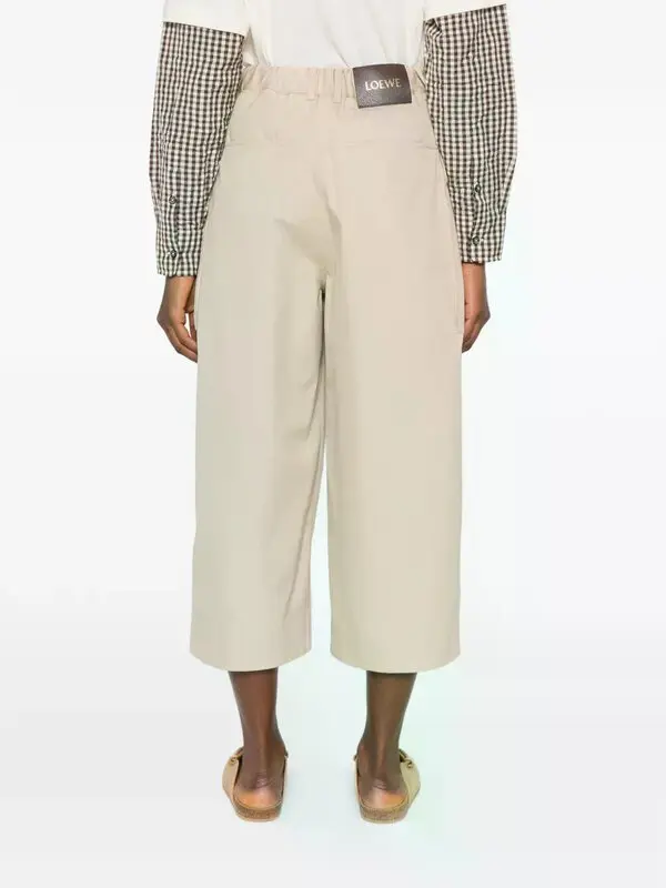 Loewe Pleated Straight Leg Trousers