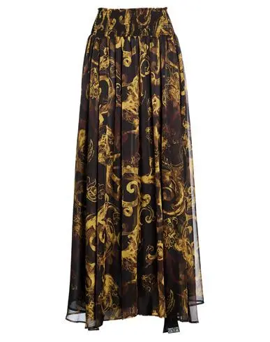 Versace Maxi Printed Skirt - Black