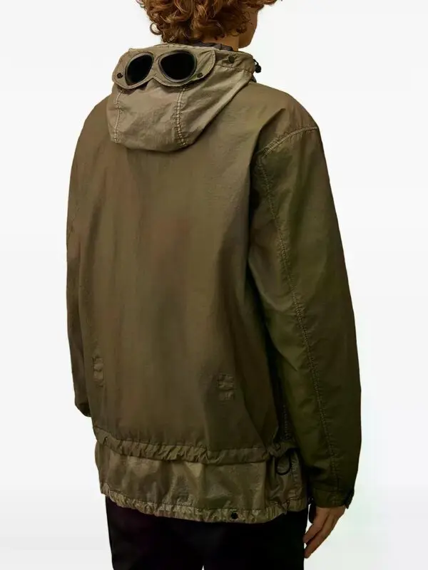 C.P. COMPANY Chest-pocket Hooded Jacket - Green