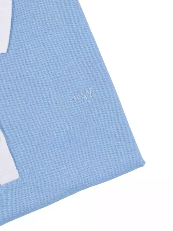 FAY Logo-embroidered Polo Top