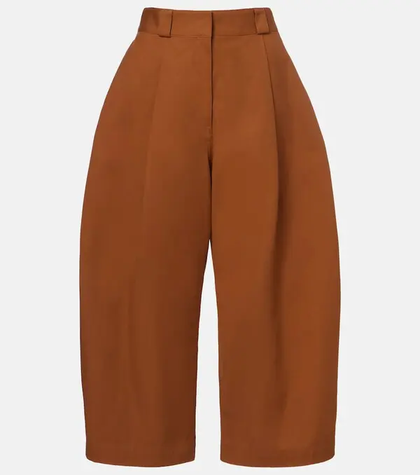Balenciaga Crêpe Balloon Pants - Brown