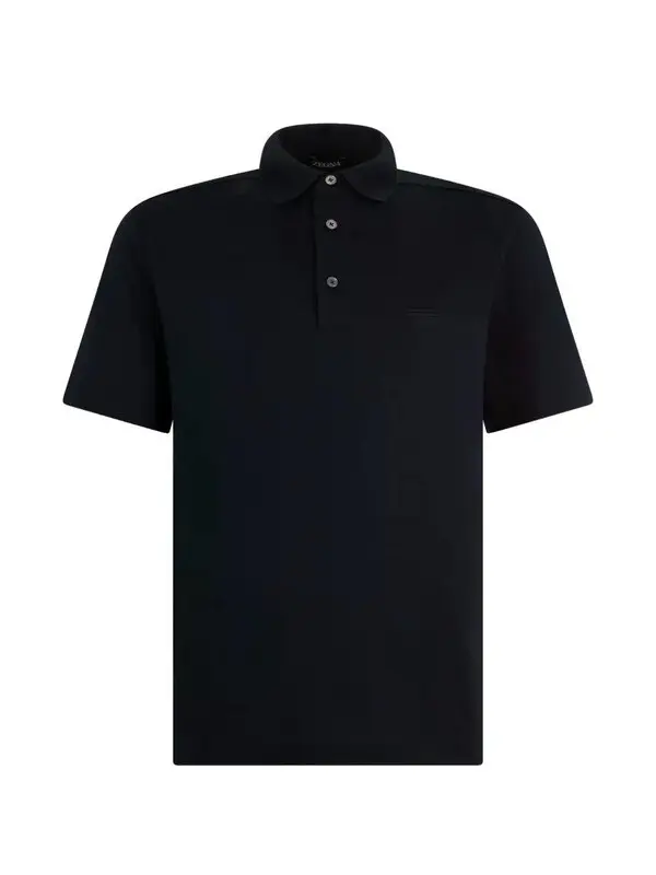 Zegna Short-sleeves Polo Shirt - Black
