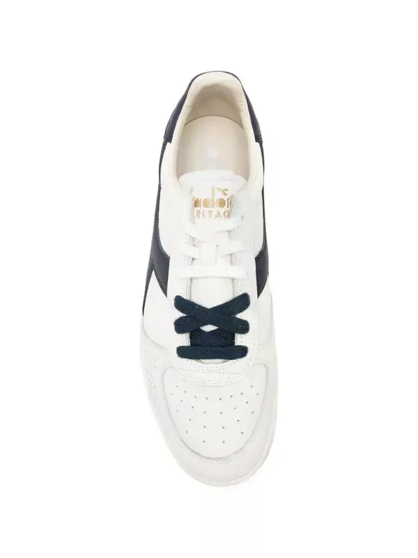 DIADORA Elite Dominio Leather Sneakers - White