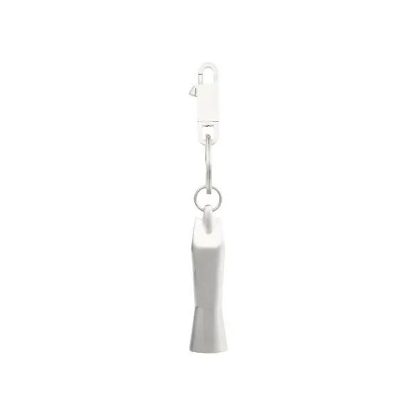 Rick Owens Sister Keychain - Silver