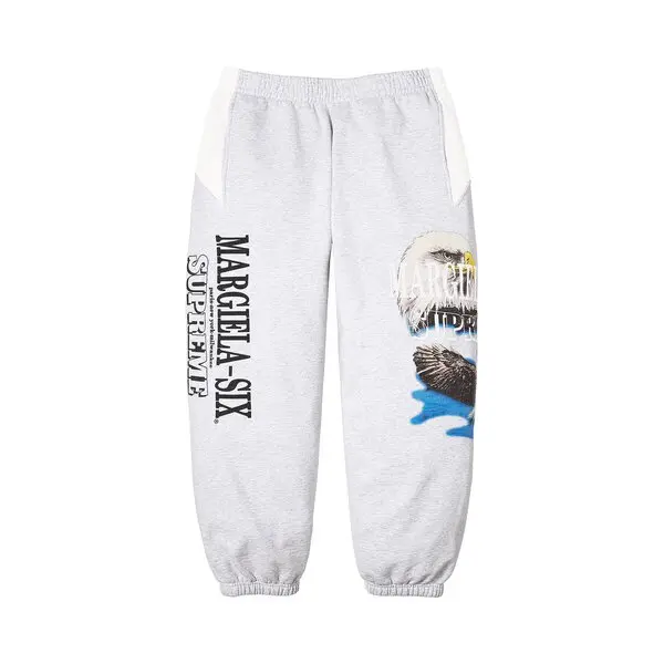 Supreme X Mm6 Maison Margiela Eagle Sweatpant - Grey