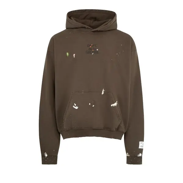 GALLERY DEPT. French Logo Painted Hoodie - Green